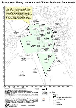 Ravenswood Mining Landscape and Chinese Settlement Area Facts for Kids
