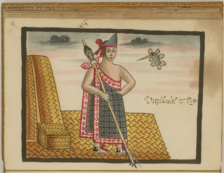 Image: Huitziláihuitl, the Second Aztec King (Reigned 1395–1417) WDL6719
