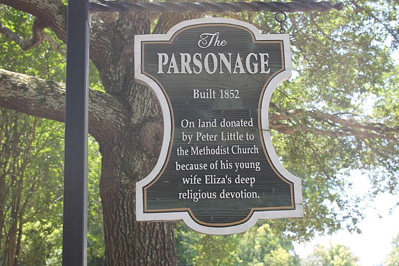 Image: The Parsonage sign in Natchez, MS IMG 6966