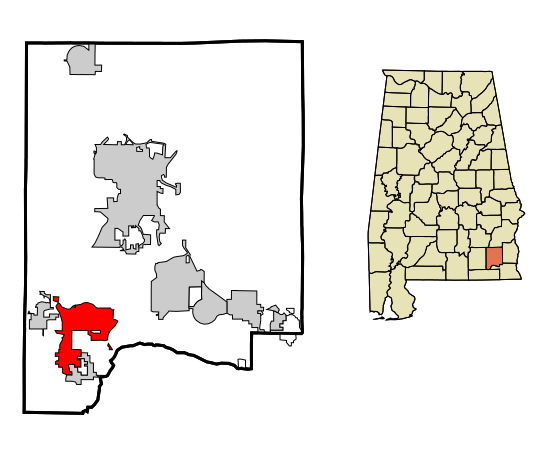 Image: Dale County Alabama Incorporated and Unincorporated areas ...