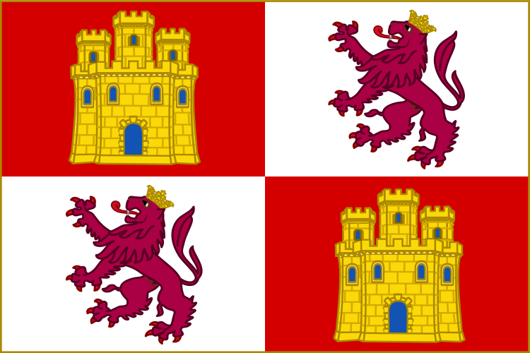 Image: Royal Banner of the Crown of Castille (Habsbourg Style)