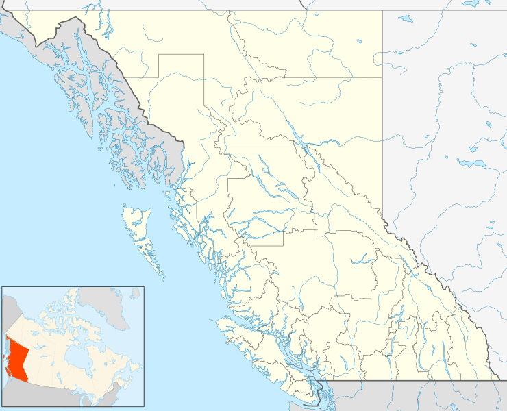 Image: Canada British Columbia location map 2