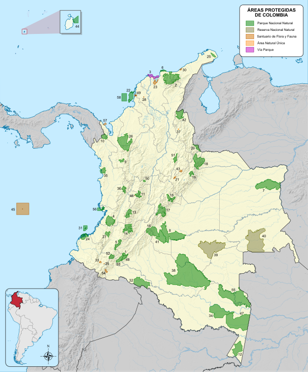 National Natural Parks System (Colombia) Facts for Kids
