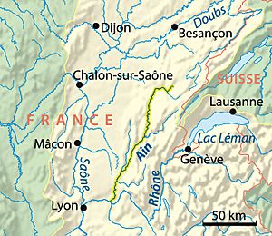 Ain (river) Facts for Kids