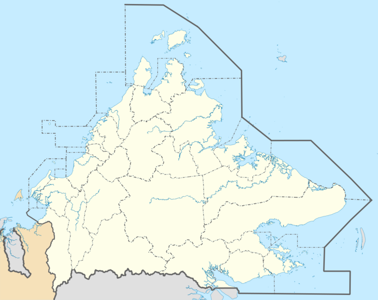 Image: Sabah location map