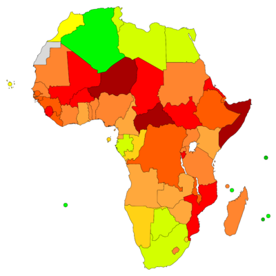List of African countries by Human Development Index Facts for Kids