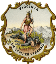 Flag and seal of Virginia Facts for Kids